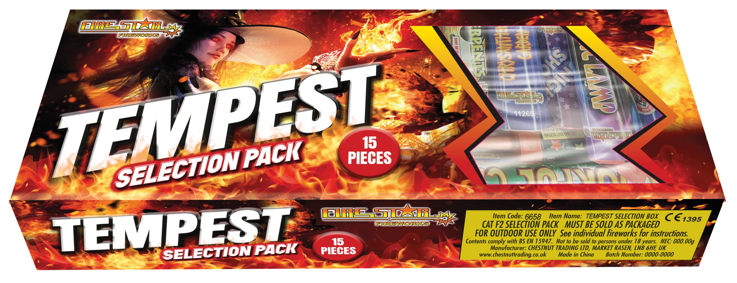 Tempest Selection Box 15pcs - Firestar - Chestnut Trading